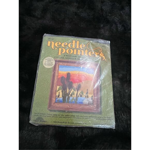 No Brand | Office | Vintage Sunset Designs Beginning Needlepoint ...